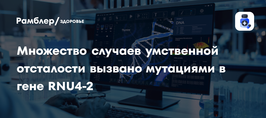 Множество случаев умственной отсталости вызвано мутациями в гене RNU4-2 ...