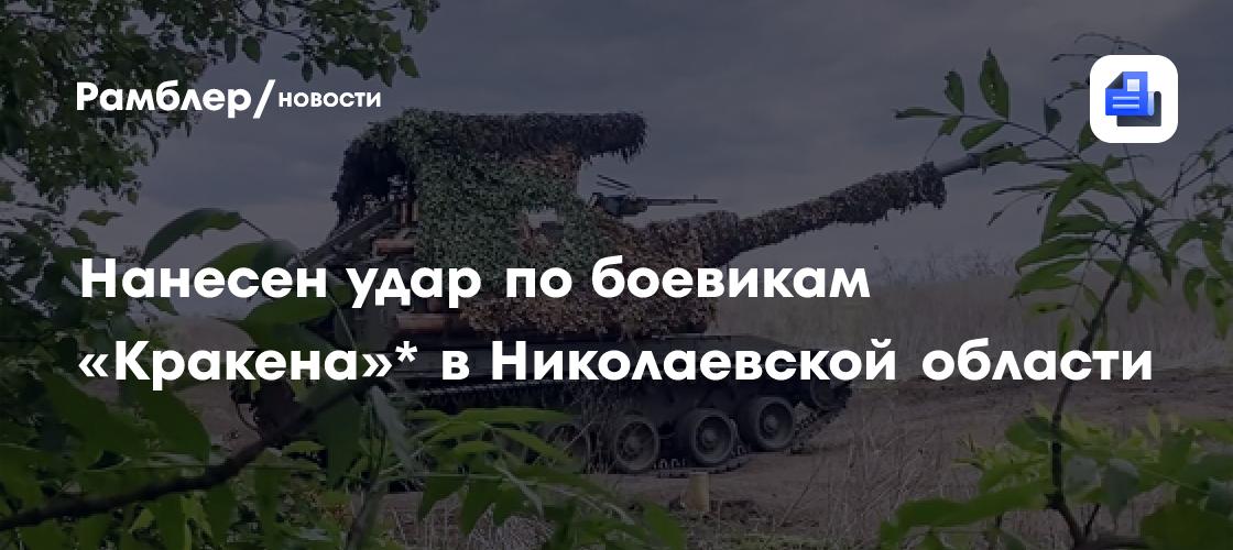 В подполье сообщили об ударе по боевикам Кракена в Николаевской