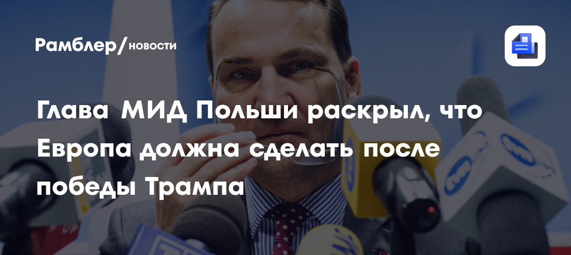Сикорский призвал ЕС немедленно повышать расходы на оборону из за