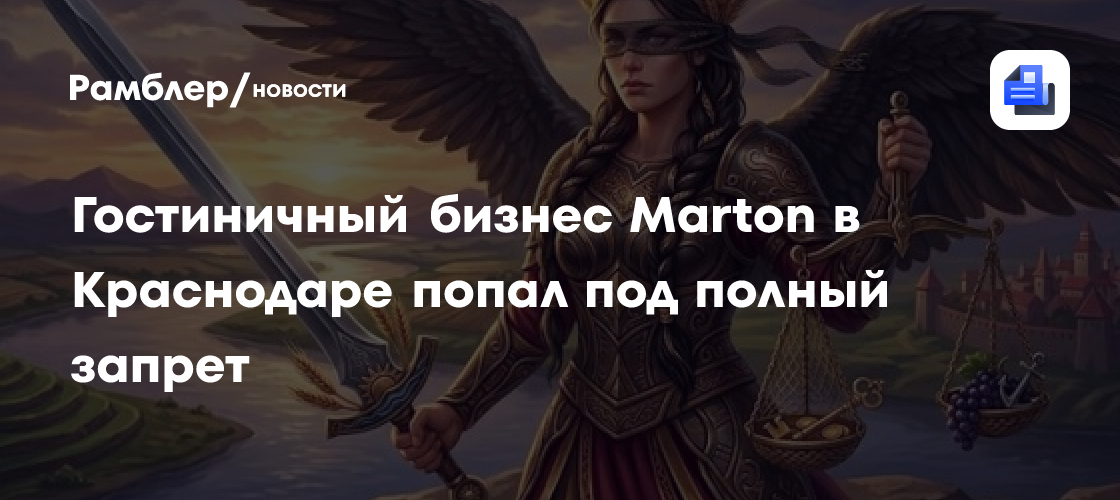 Гостиничный бизнес Marton в Краснодаре попал под полный запрет ...