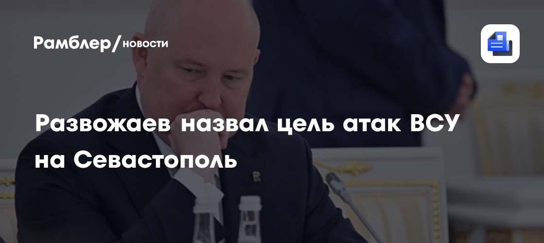 Развожаев: Киев хочет сделать жизнь в Севастополе невыносимой - Рамблер ...